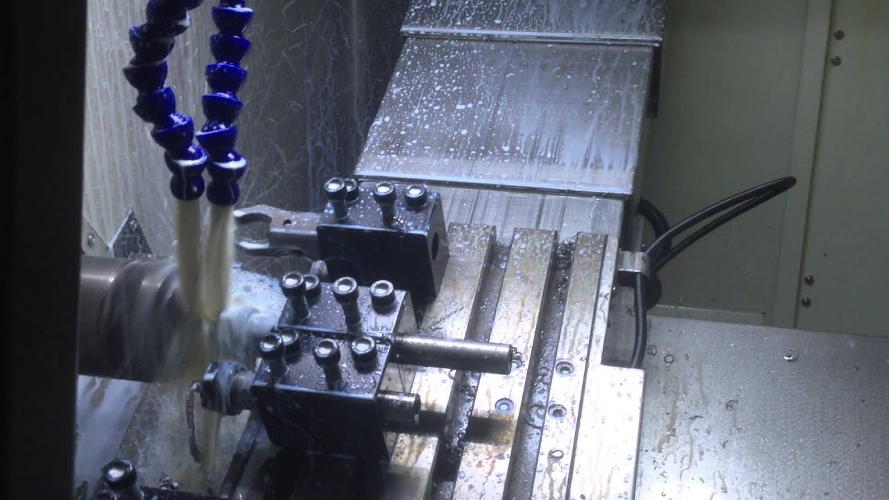 2 axis cnc lathe machine-CF36 - YouTube
