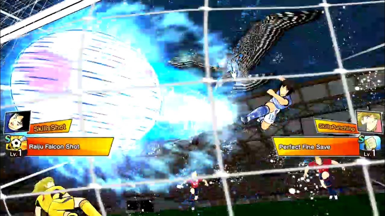 Raiju Falcon Shot (Shun Nitta) - Captain Tsubasa Dream Team Skill - YouTube