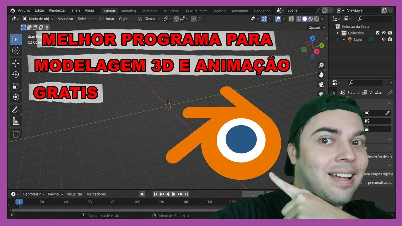 🔴 MELHOR PROGRAMA PARA MODELAGEM 3D GRATIS - YouTube
