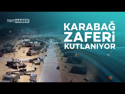 Azerbaycanlılar Ganimetler Parkı'nda zaferi kutluyor