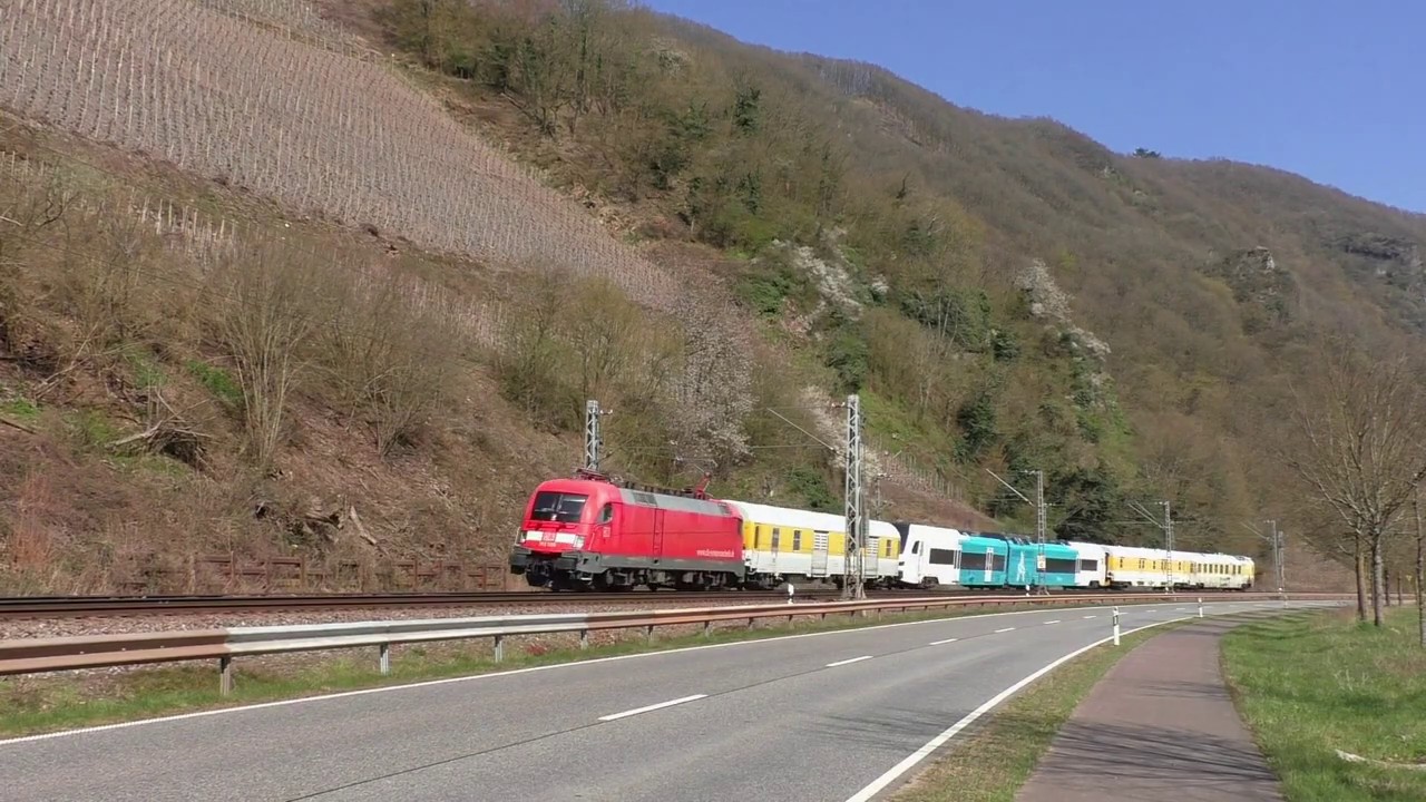 Testfahrten Stadler WINK mit DB Systemtechnik 182 506 auf der ...