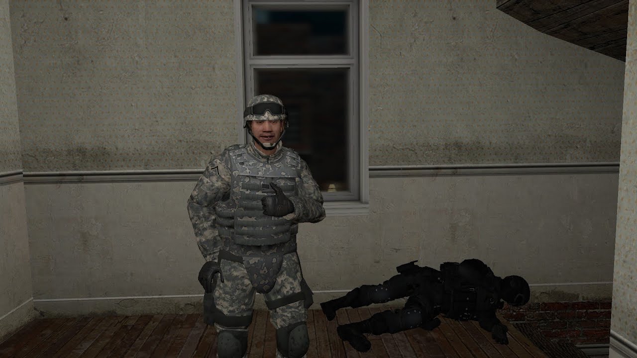 Gmod fighting animation 2 first person - YouTube