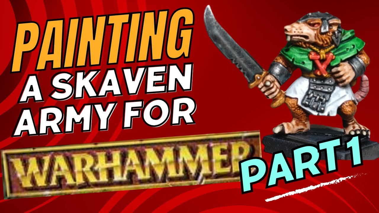 Painting a Skaven Army for Warhammer Part 1 - May '23 - YouTube