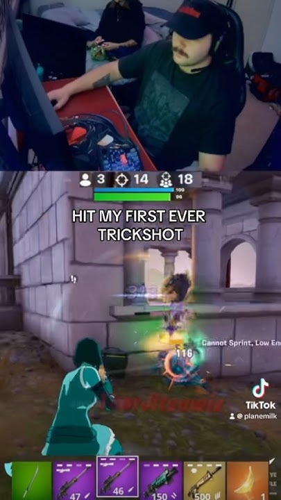 Hit my first ever trickshot! 🔥😂 #GAMING #fortnite #funnymoments #FORTNITECLIPS #GAMER - YouTube