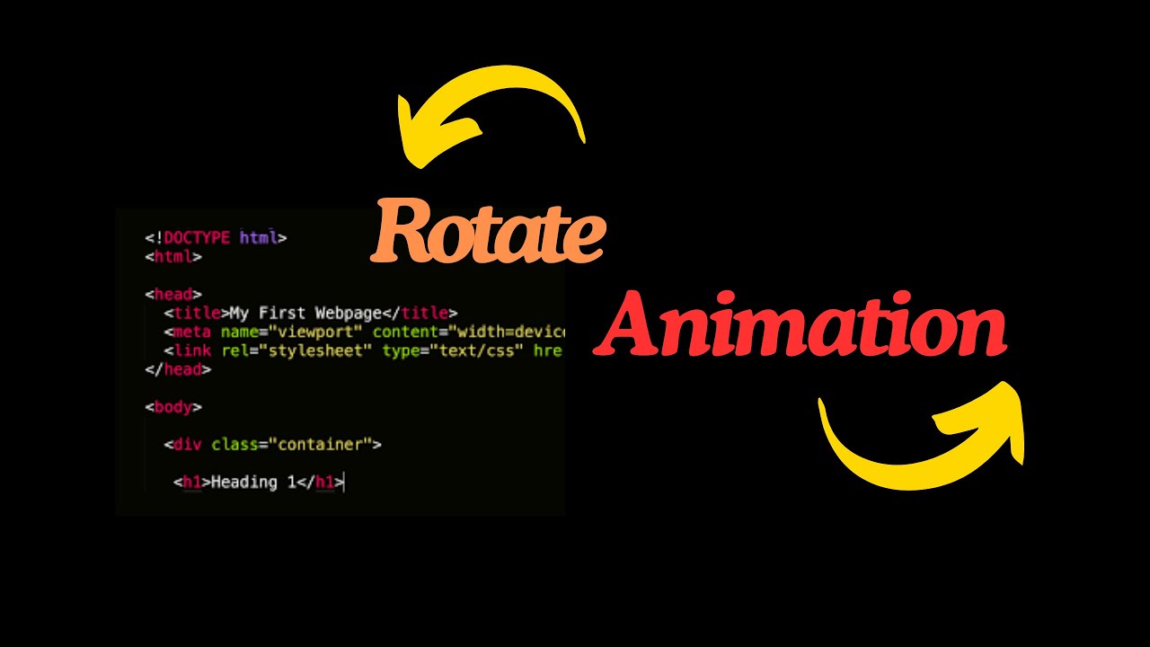 How To Add Rotate Animation On Scroll Using Html Css And 1 Line Of Js 9193