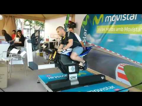 Moto GP simulator - YouTube