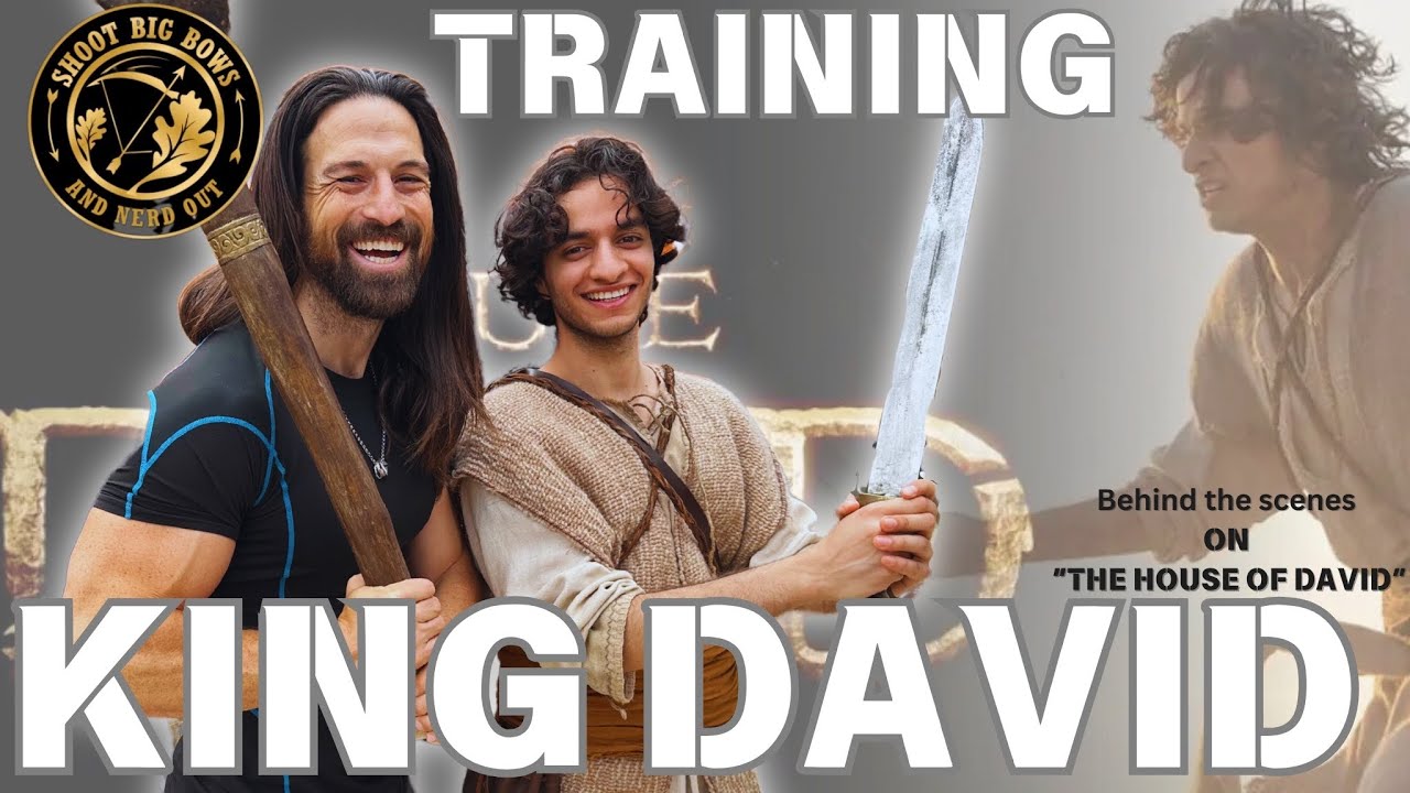 Training the most famous slinger of all time for "The House of David ...