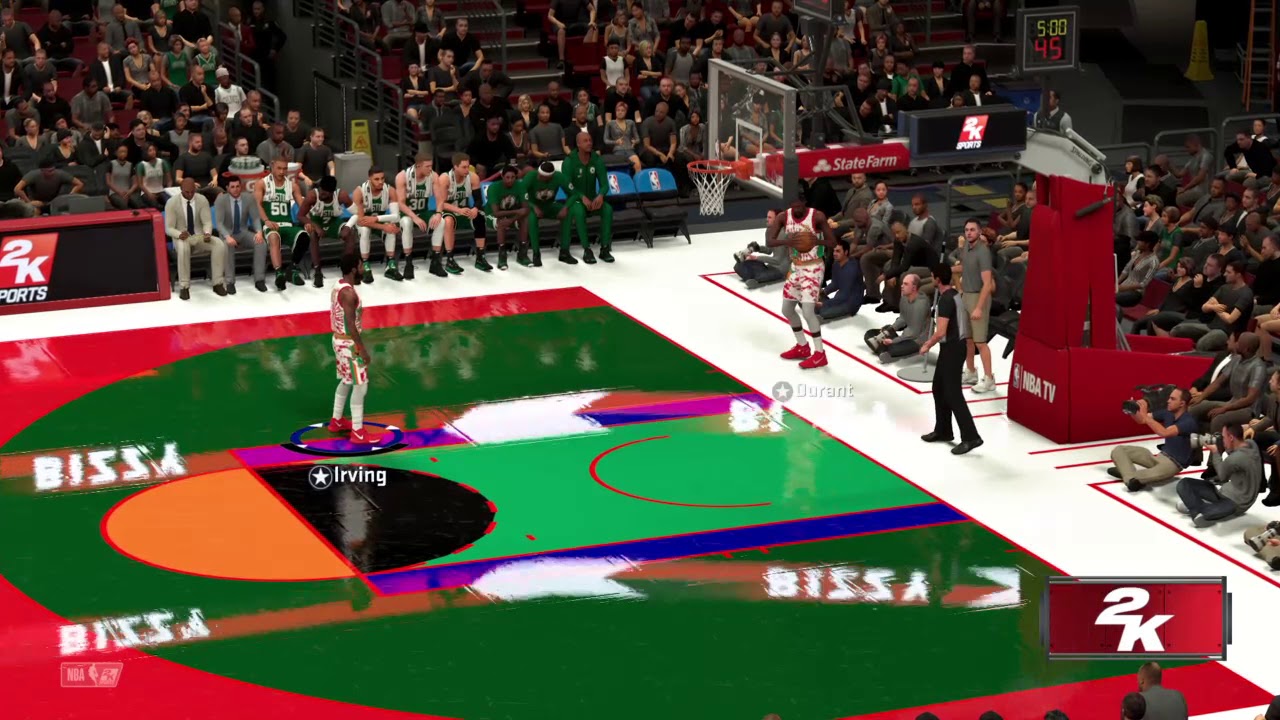 NBA 2K Kevin Durant Dunk over You - YouTube