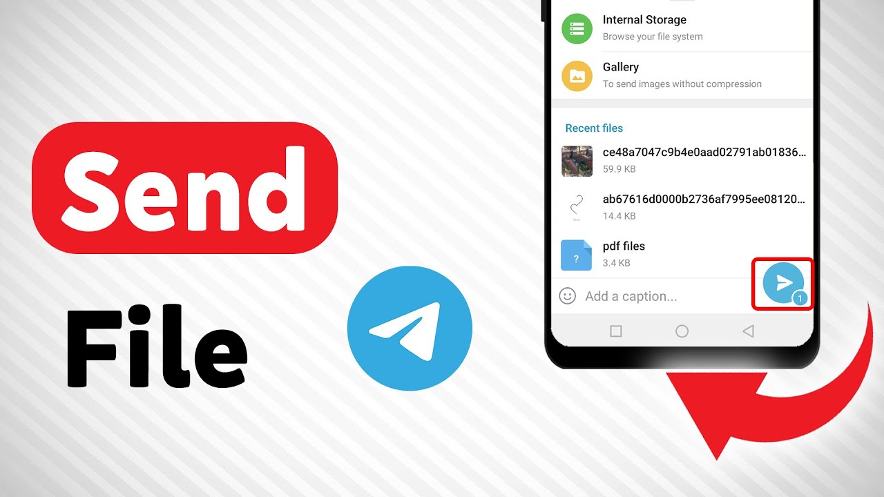 How to Send A File on Telegram (Updated) - YouTube