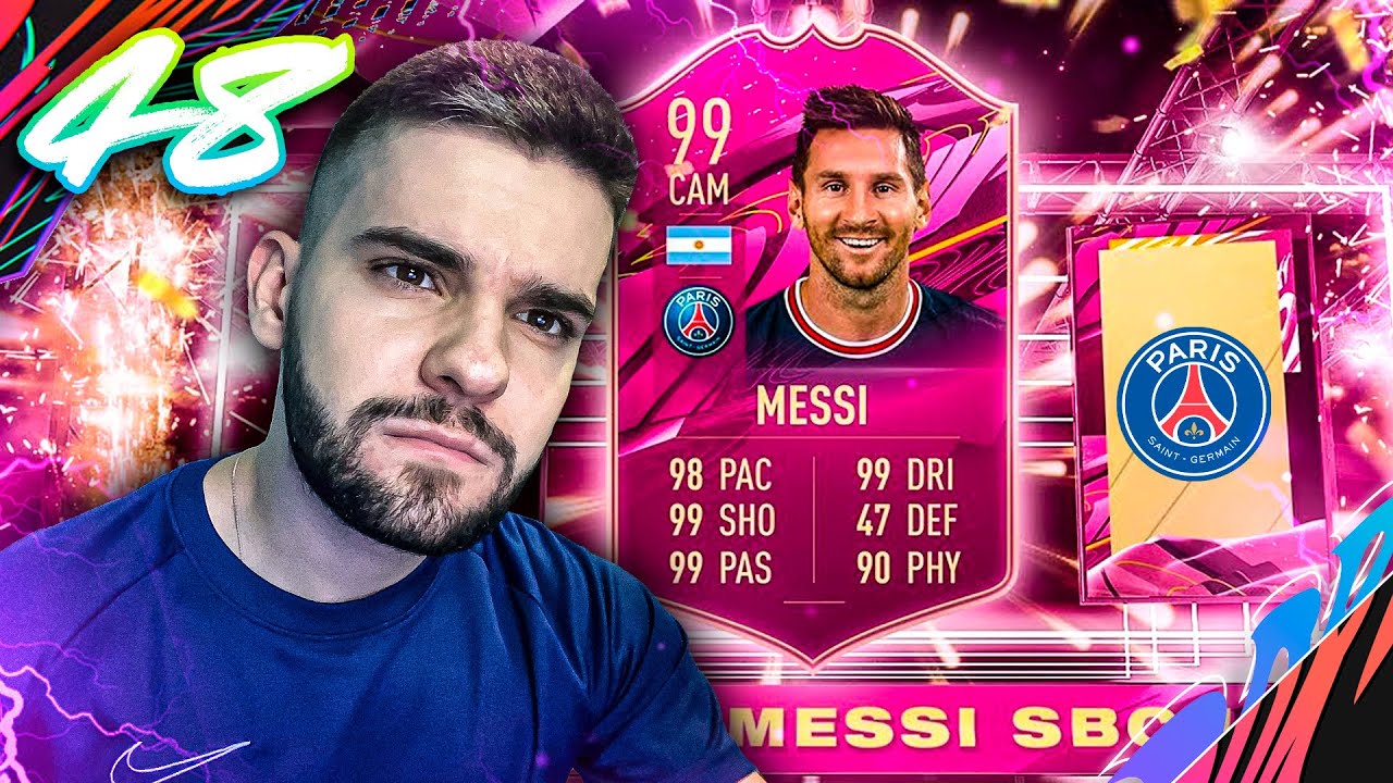 MESSI 99 do PSG!!! PACK OPENING TÁ BOM DEMAIS!! ULTIMATE TEAM FIFA 21 ...