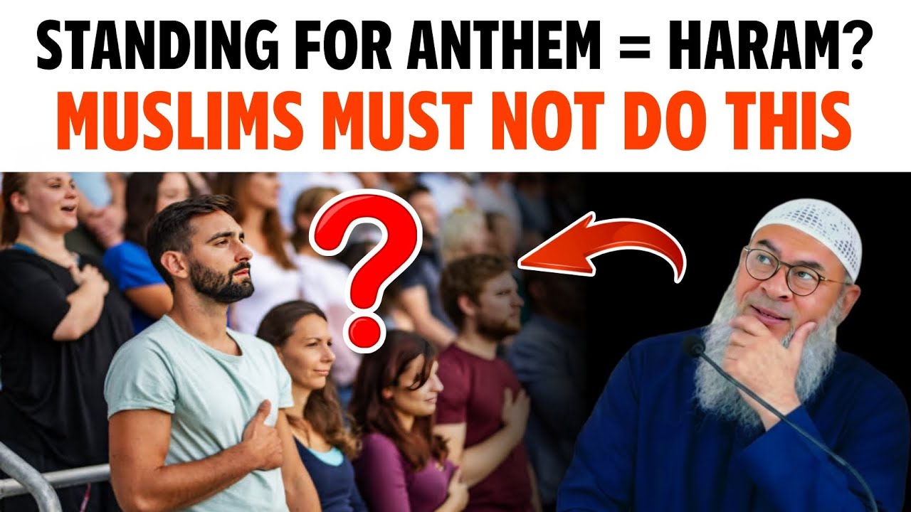 Standing for Anthem = HARAM? Muslims Must NOT Do This. || Sheikh Assim ...