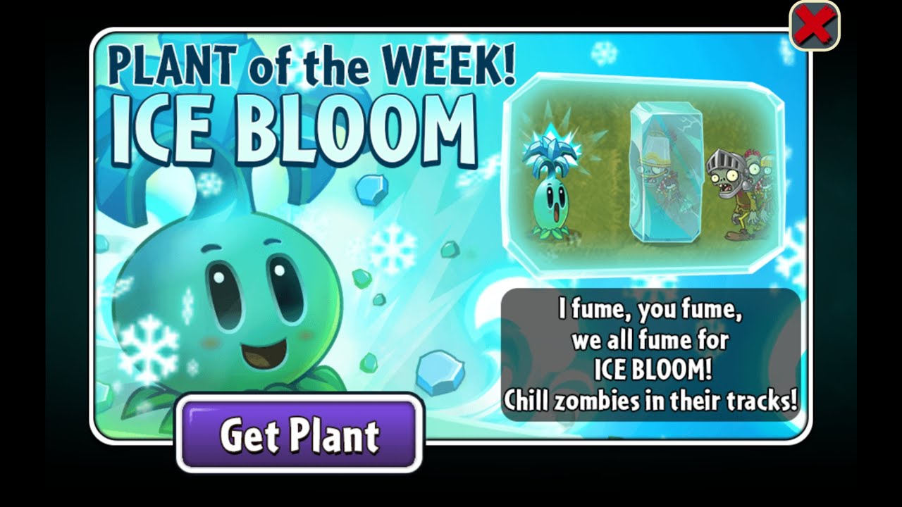 Plants Vs Zombies 2 Penny's Pursuit Week 151 Ice Bloom - YouTube