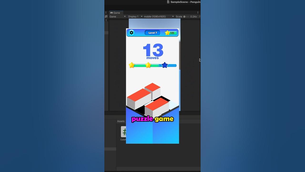 First devlog for our cube flipping puzzle game! #indiedev #gamedev #indiegames #mobileapp # ...