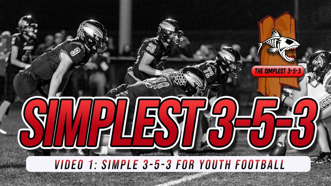 The Simplest 3-5-3 | For Youth Football - YouTube