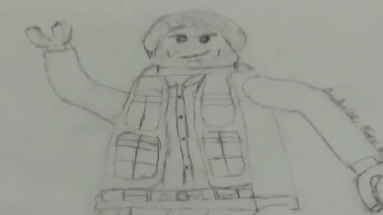 Lego Drawings #13- Owen- Jurassic World - YouTube