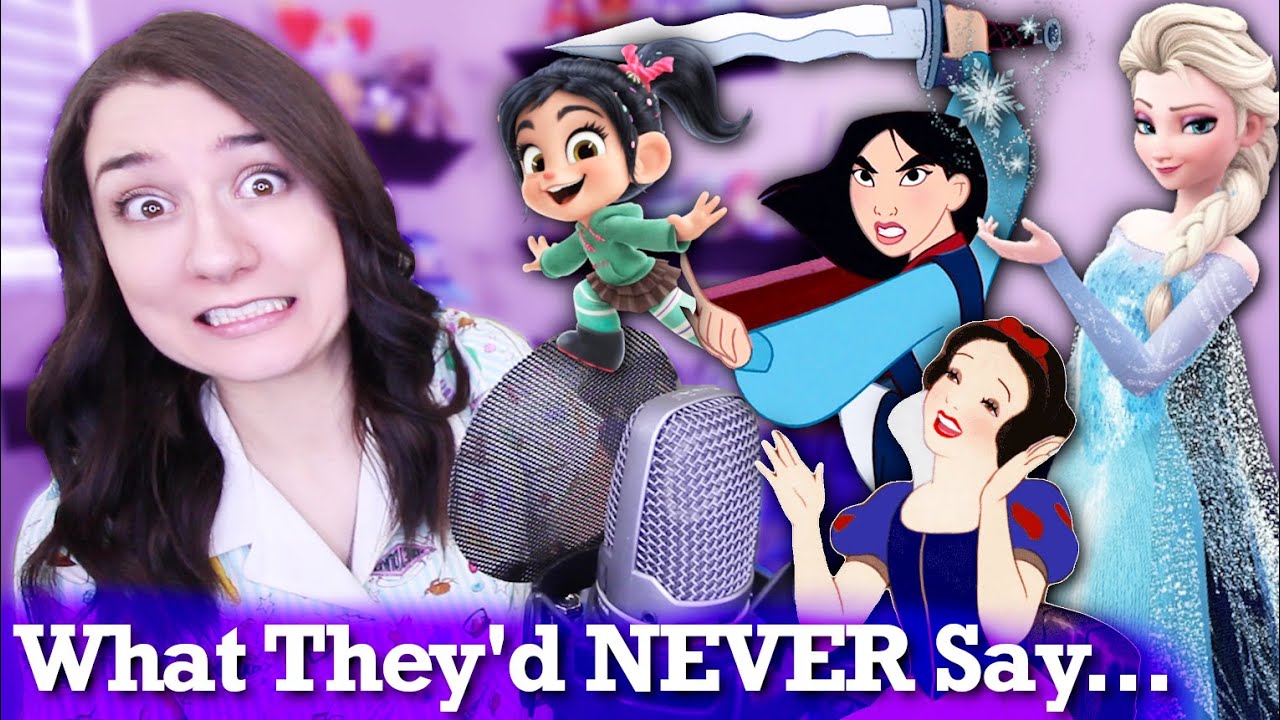 What They'd NEVER Say | Disney Princess Impressions - YouTube