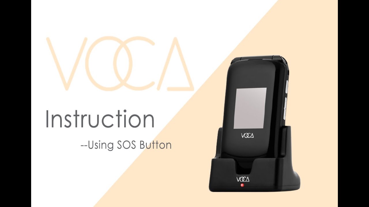 VOCA V540 Instruction-Using SOS Button - YouTube