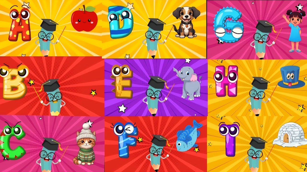 ABC Song for kids-The ABC Groove-Fun Alphabet Song For Kids-Phonic Song ...