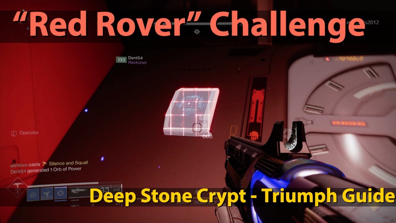 How to Complete "RED ROVER" Challenge | Destiny 2: Deep Stone Crypt ...