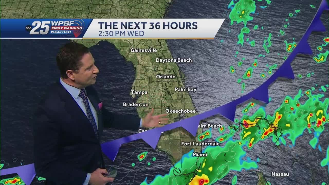 Cold front on Wednesday - YouTube