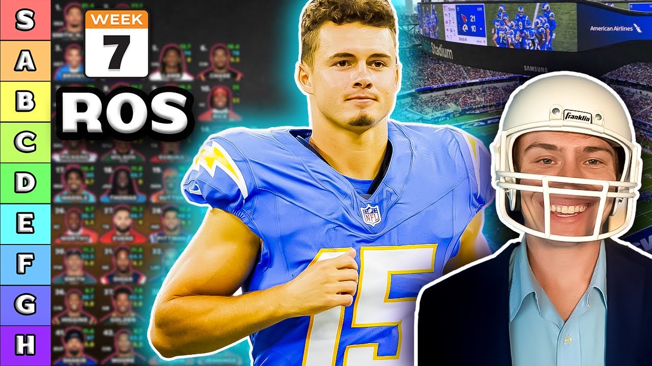 Updated Top 50 Wide Receiver Rankings & Tiers (ROS) - YouTube