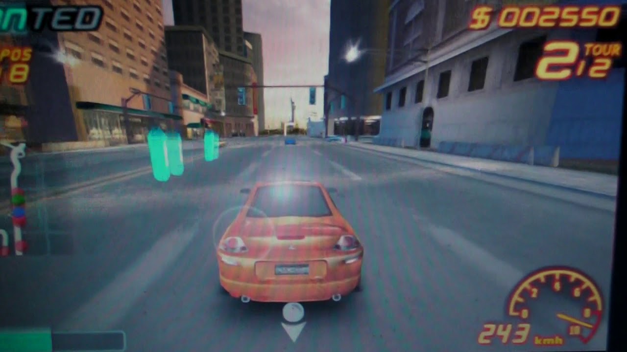 Asphalt Urban GT 2 (PSP) : New York (Mitsubishi Eclipse) - YouTube