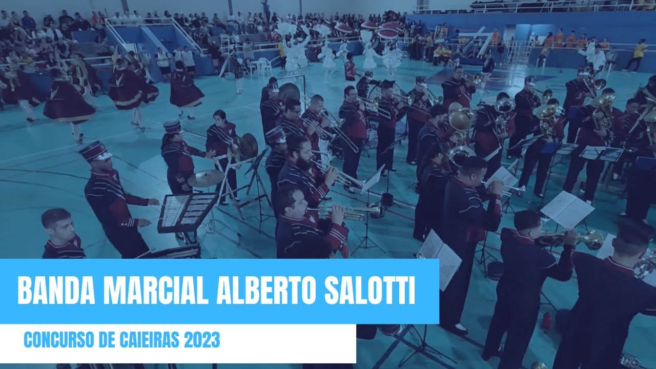 Banda Marcial Alberto Salotti - Concurso de Caieiras 2023 - YouTube