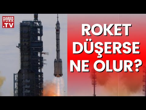 23 tonluk roket parçası Dünya'da nereye düşecek?