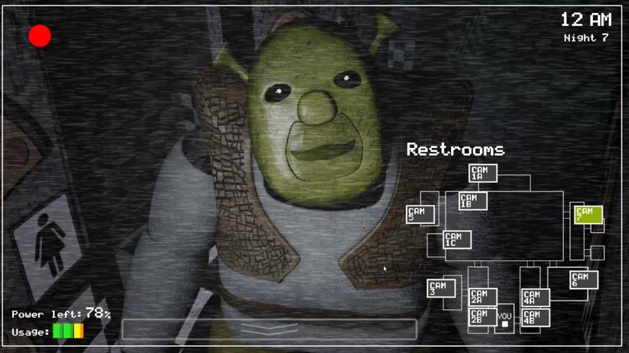 Shrek visits Five Nights at Freddy's 1... Shrek + FNaF! (FNaF 1 Mods ...