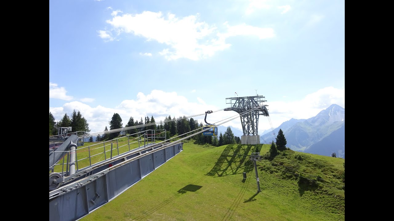 Penkenbahn Bergstationsausfahrt - Mayrhofen Zillertal - YouTube