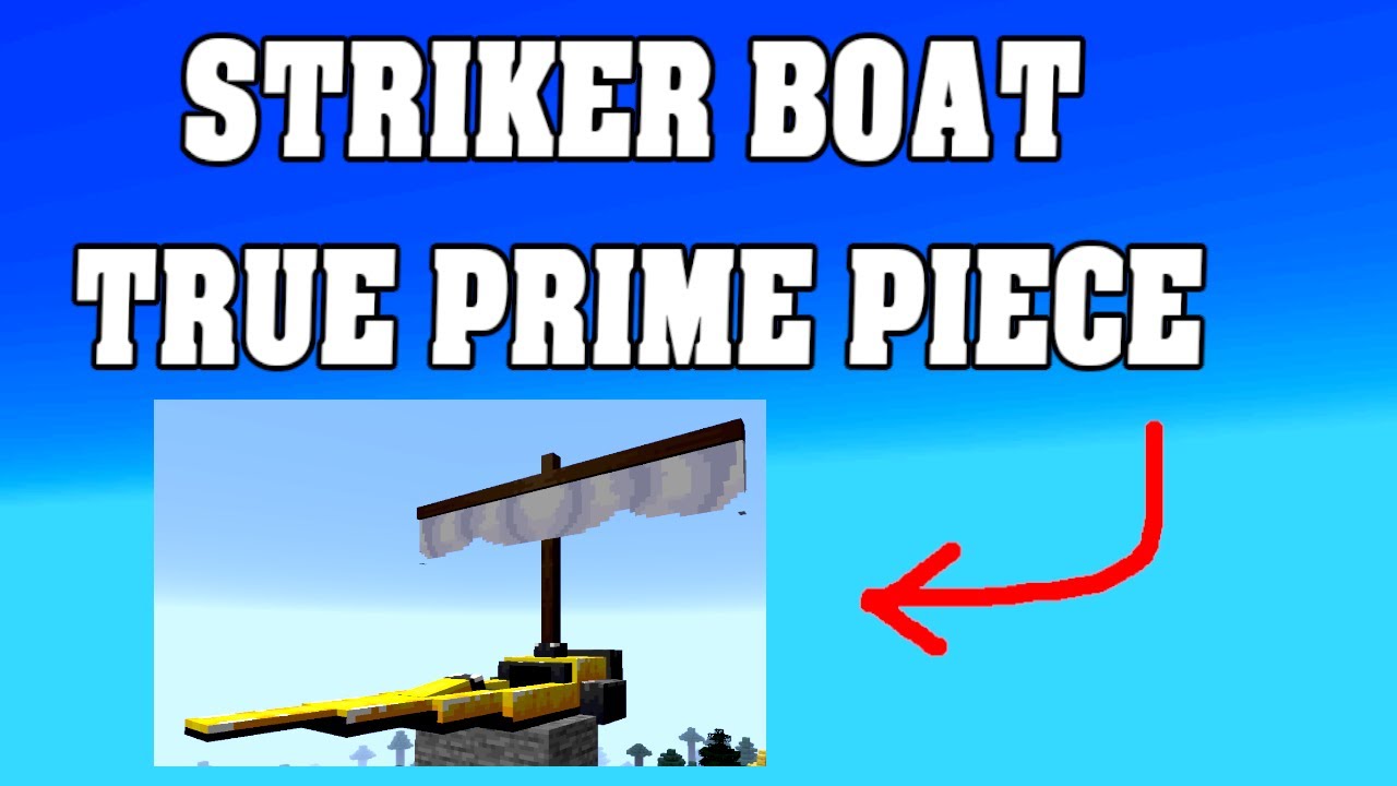 STRIKE BOAT SHOWCASE in Minecraft True Prime Piece - YouTube