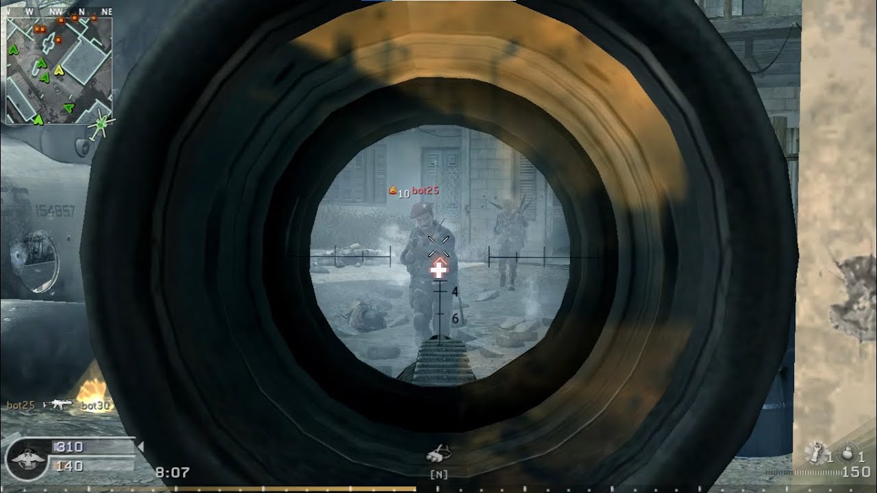 Call of Duty 4 Modern Warfare | Pezbot Mod | TDM on Crash - YouTube