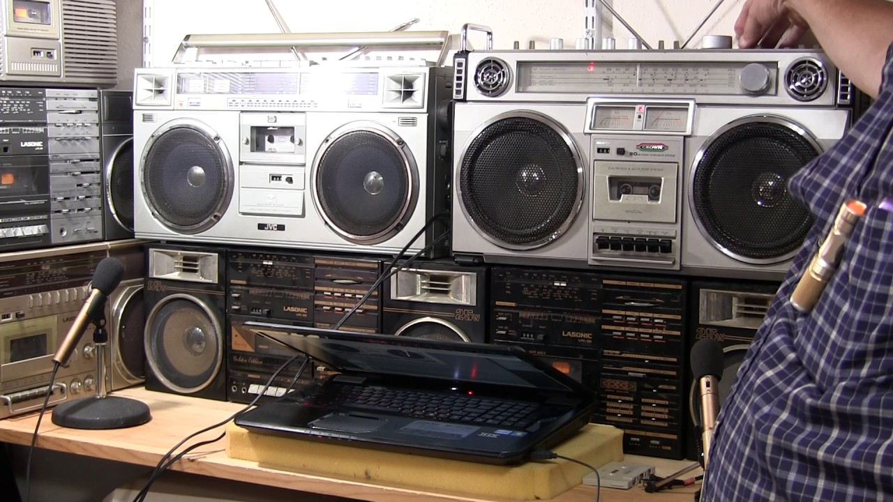 JVC RC-M70 Loudness vs Crown CSC-950F boombox Digital Sound level ...