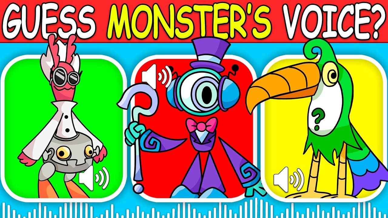 GUESS the MONSTER'S VOICE / MY SINGING MONSTERS / XYZZLE, CLANKENSTEIN ...