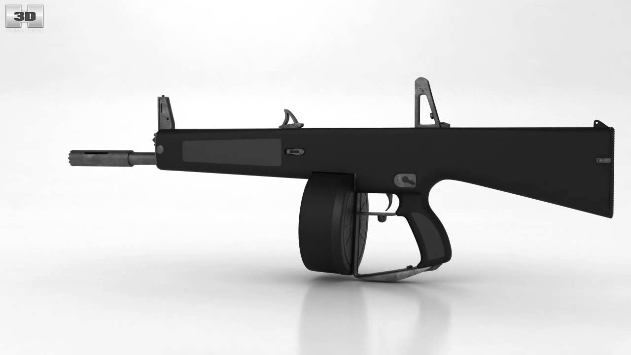 AA-12 3D model by 3DModels.org - YouTube