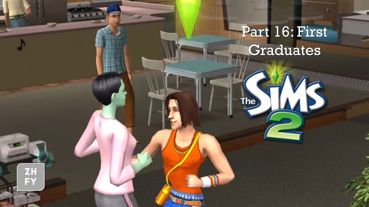 ST Part 16: First Graduates | The Sims 2 University - YouTube