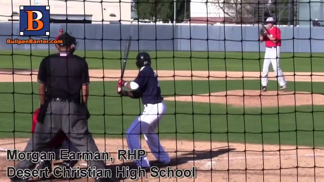 MORGAN EARMAN PROSPECT VIDEO, RHP, DESERT CHRISTIAN HIGH SCHOOL - YouTube