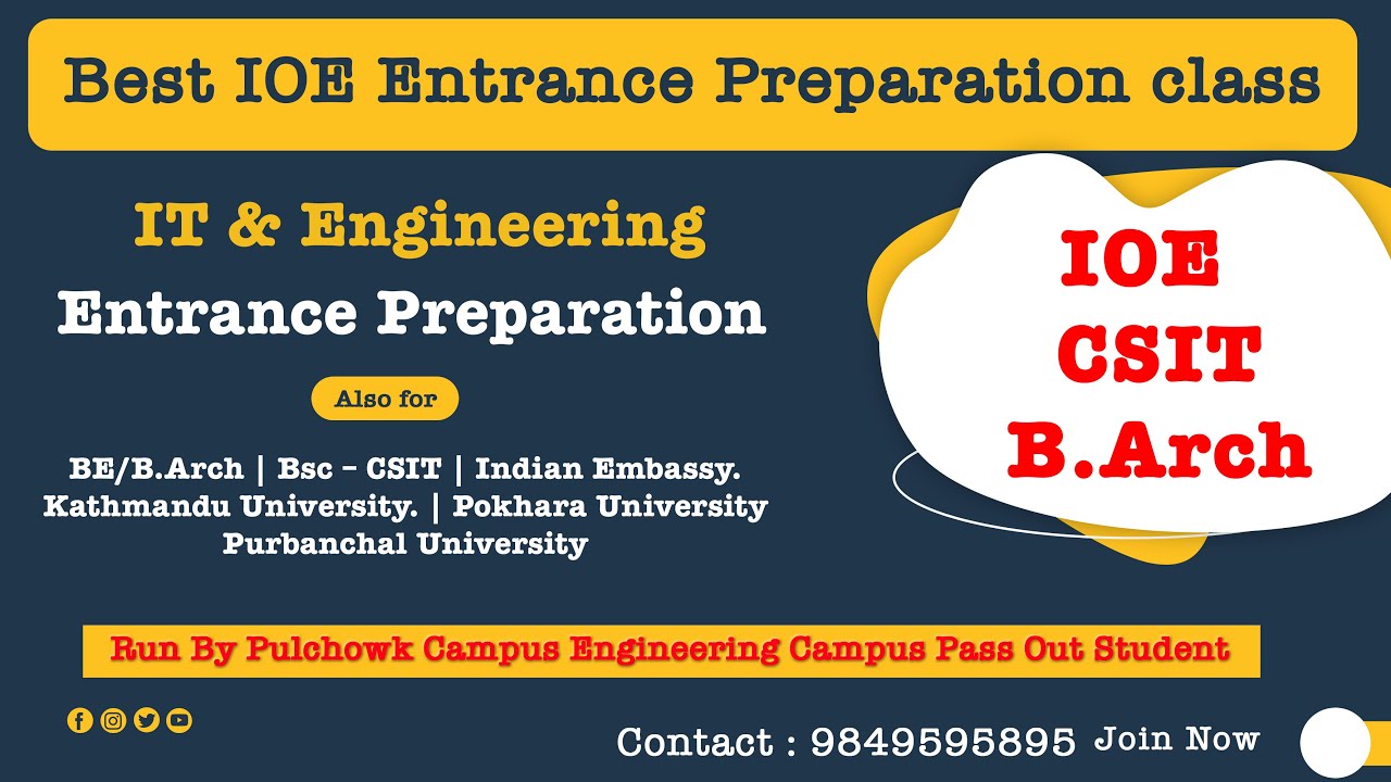 Motion in a St. Line | IOE Entrance Physics Preparation | IOE Entrance ...