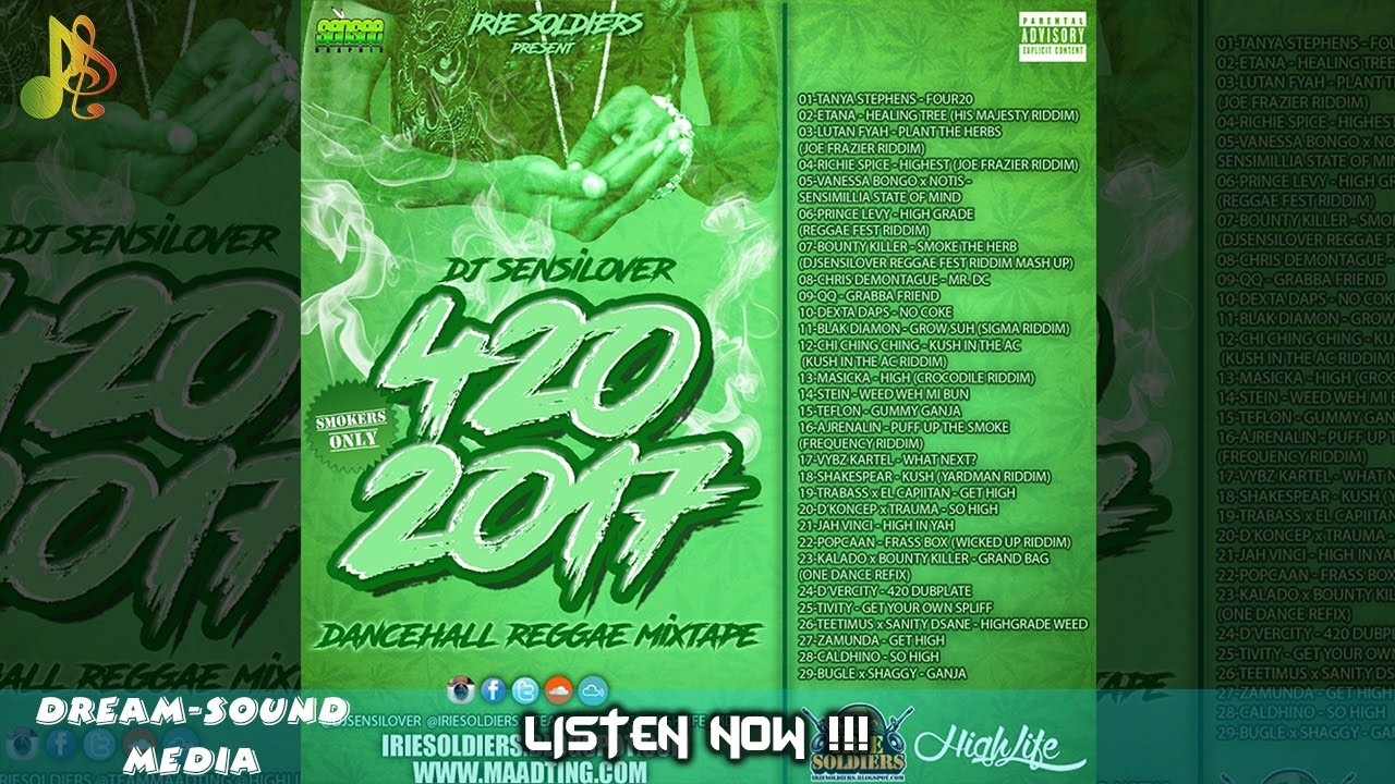 DJ Sensilover - 420 (Reggae & Dancehall Mixtape 2017) - YouTube