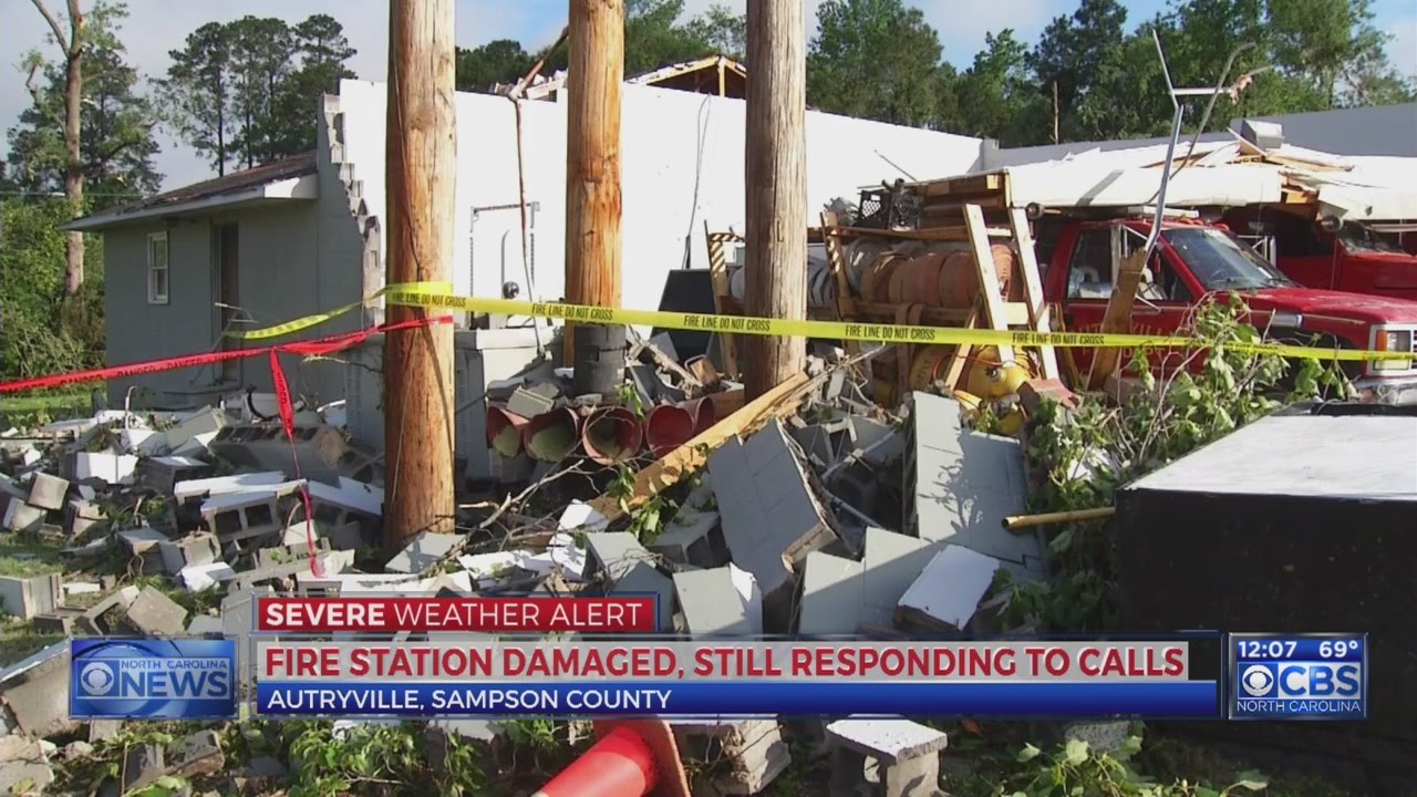 Tornado with 110 mph winds rips through Autryville, cleanup now ...