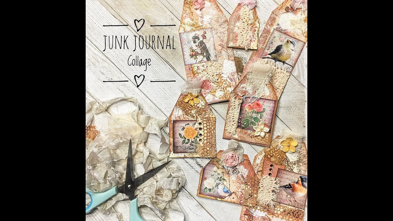 Junk Journal Collage - YouTube