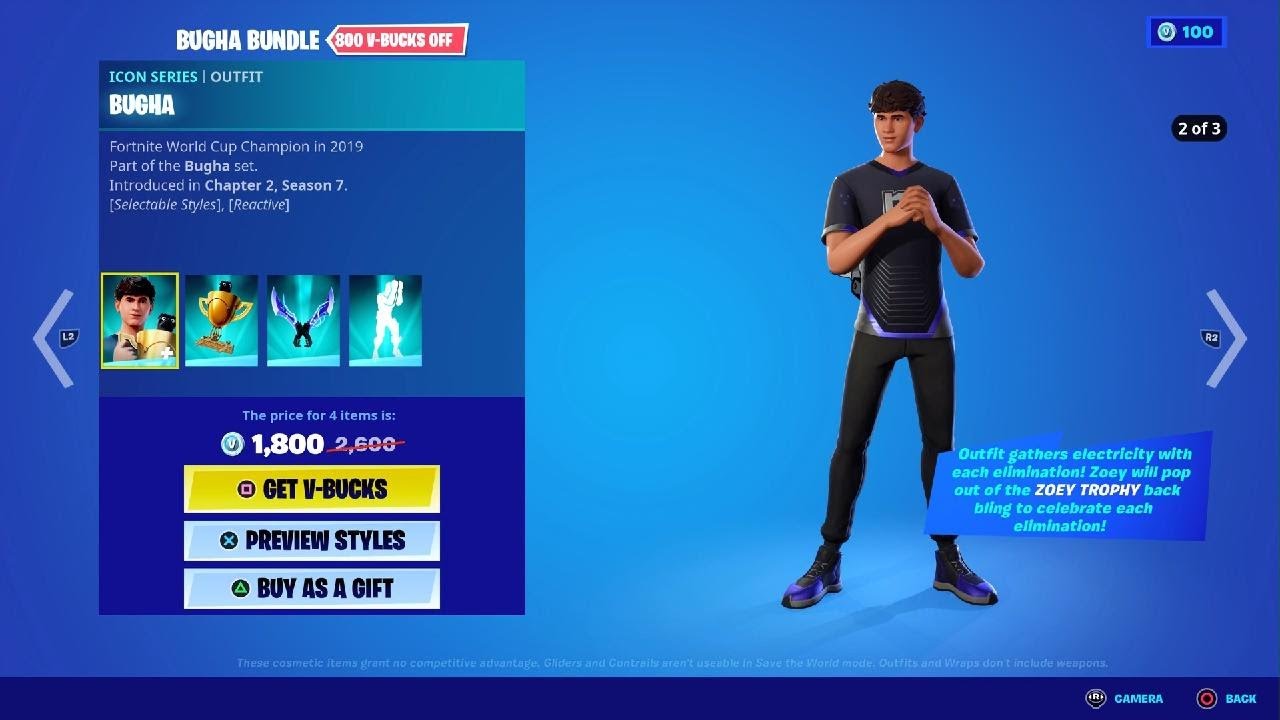 New Bugha Bundle In Store Now! - YouTube