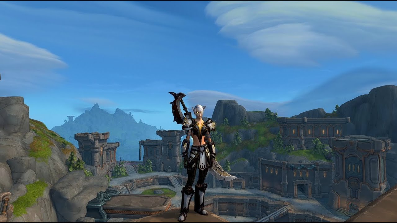 WoW Tranmsog : Nightfall Plate Set for female - YouTube