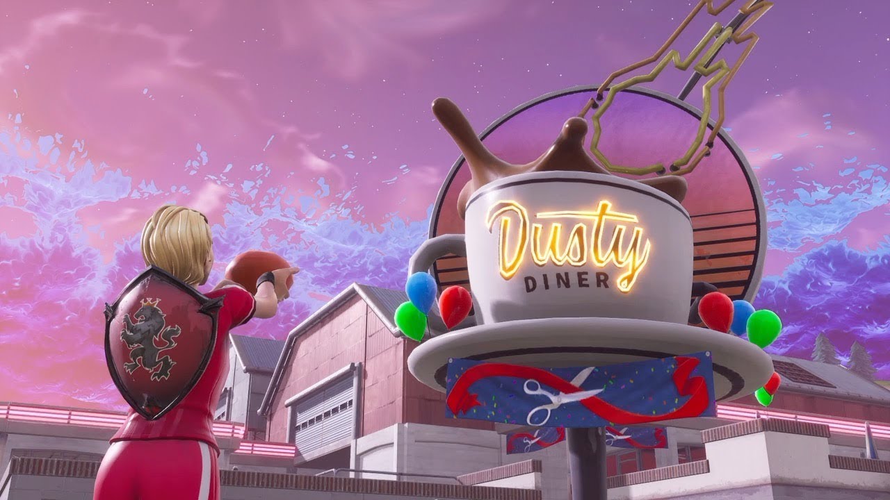 BRAND NEW FORTNITE 5.4 UPDATE!!!!!! ( DUSTY DINER ) NEW GRAPPLER ITEM ...