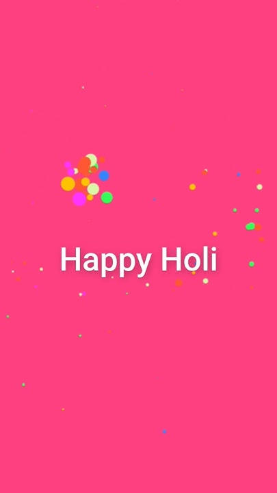 Holi festival Animation by HTML CSS AND JAVASCRIPT ।#short - YouTube