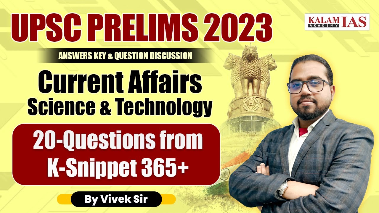 UPSC Prelims 2023 Paper Analysis Current Affairs And Science ...