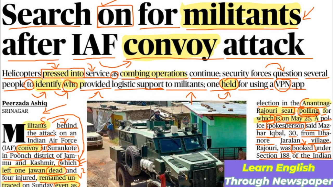 Learn English Through Newspaper Reading || English Reading कैसे सीखें ...