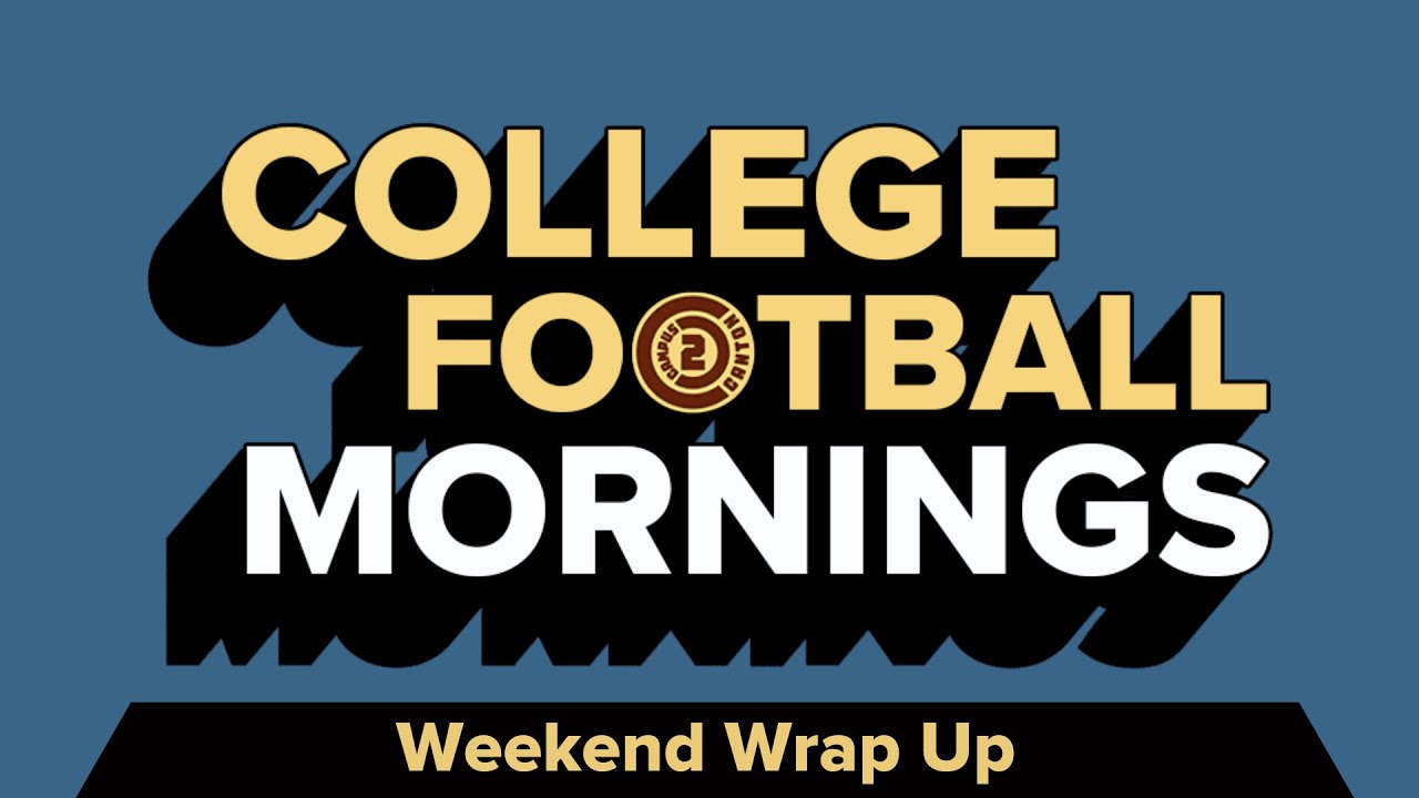 College Football Mornings Weekend Wrap-up 10/31 - YouTube