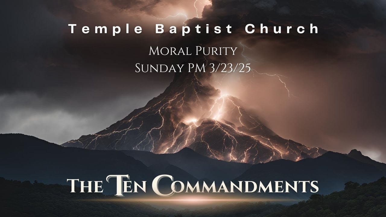 3/23/25 Sunday PM | "Moral Purity" - YouTube