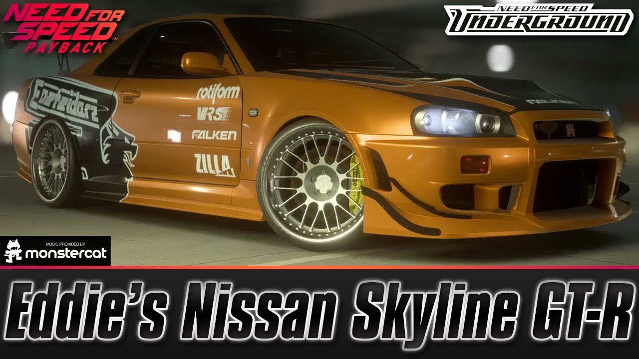 Need For Speed Payback: Eddie's Nissan Skyline GT-R (R34) Race Build ...